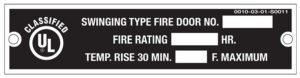 How to Identify a Fire Door | Office of Environmental Health & Safety ...